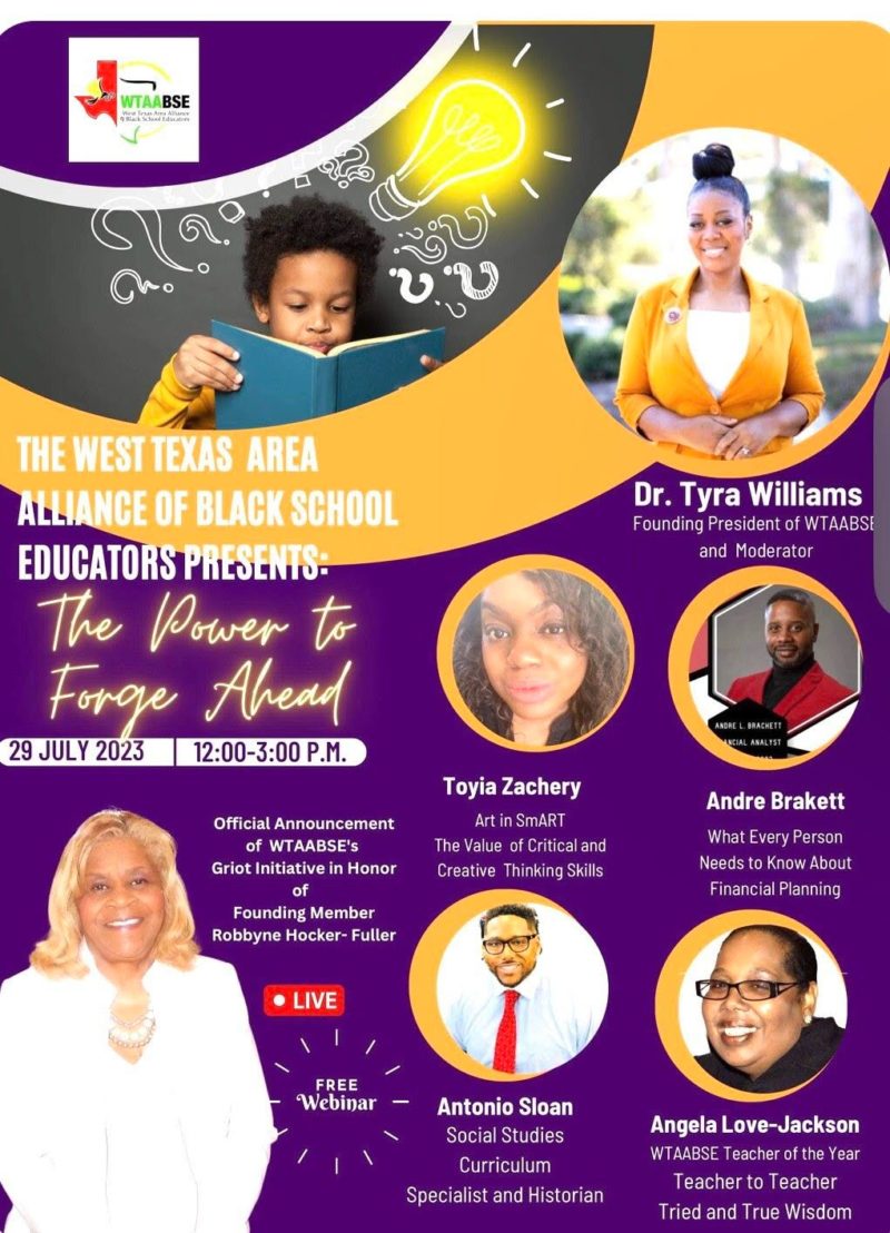 WTAABSE Presents: The Power to Forge Ahead - Texas Alliance of Black ...