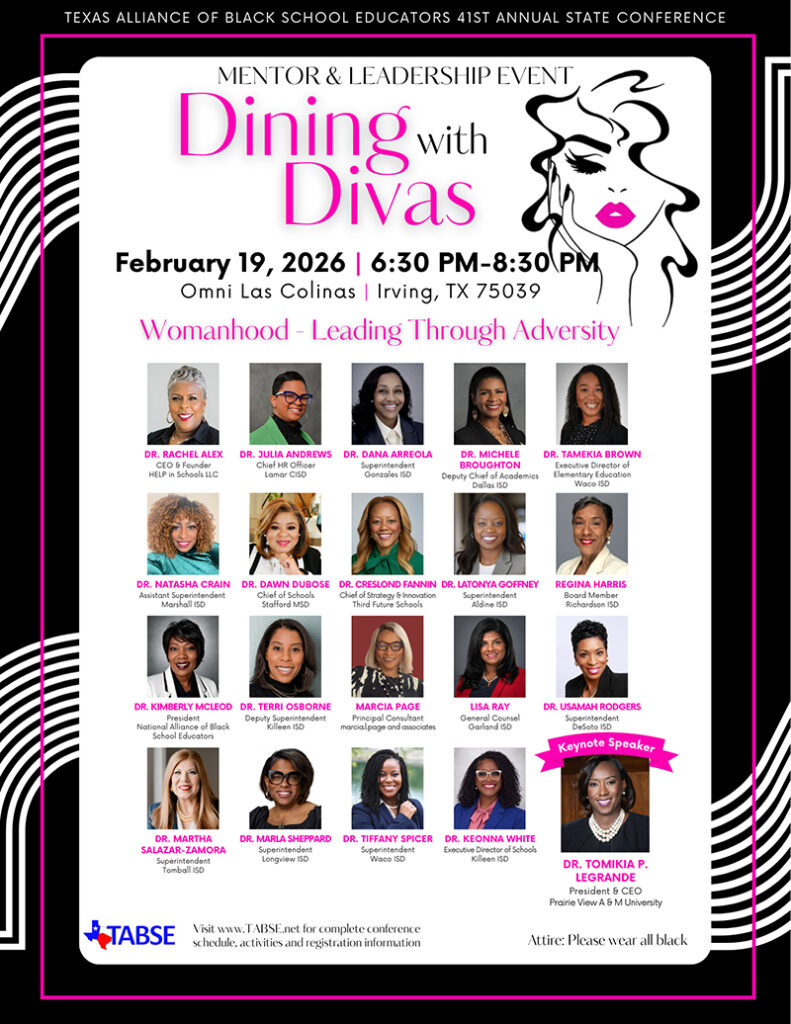 2026 Dining with Divas Leadership & Mentoring Event - Texas Alliance of ...